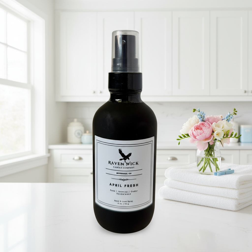April Fresh - Room & Linen Spray – Raven Wick Candle Company™